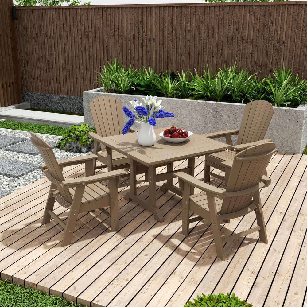 WESTIN OUTDOOR Altura Outdoor Patio Weather Resistant Weatherwood 5 ...