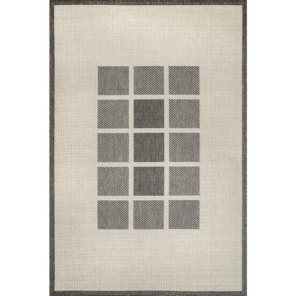 Reviews for nuLOOM Althea Modern Tiles Light Grey 7 ft. x 9 ft. Indoor ...