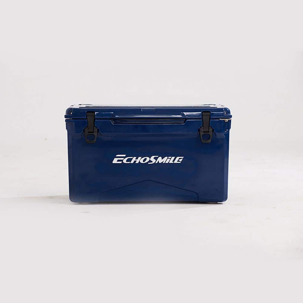 Tunearary 40 qt. Outdoor Navy Blue Insulated Box Cooler with Stretch ...