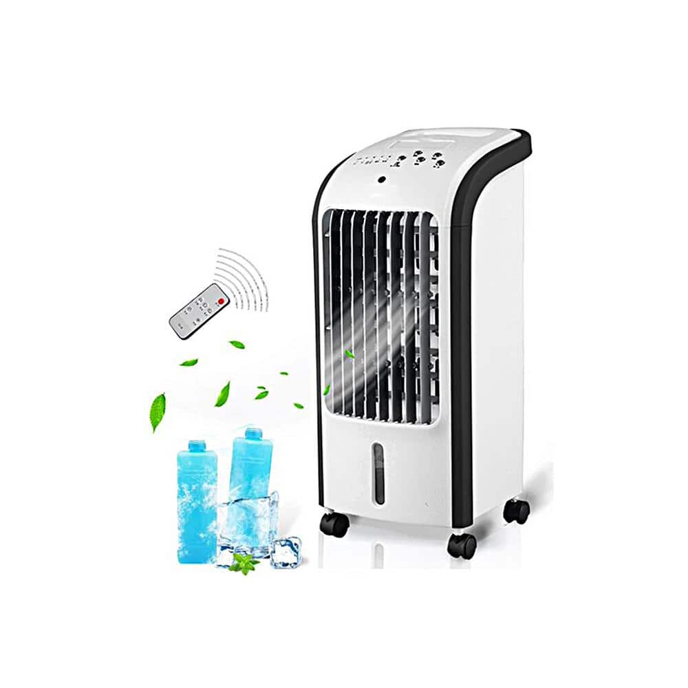 3-Speeds 3-in-1 Portable Air Cooler with Remote Control, 4 l Water Tank ...