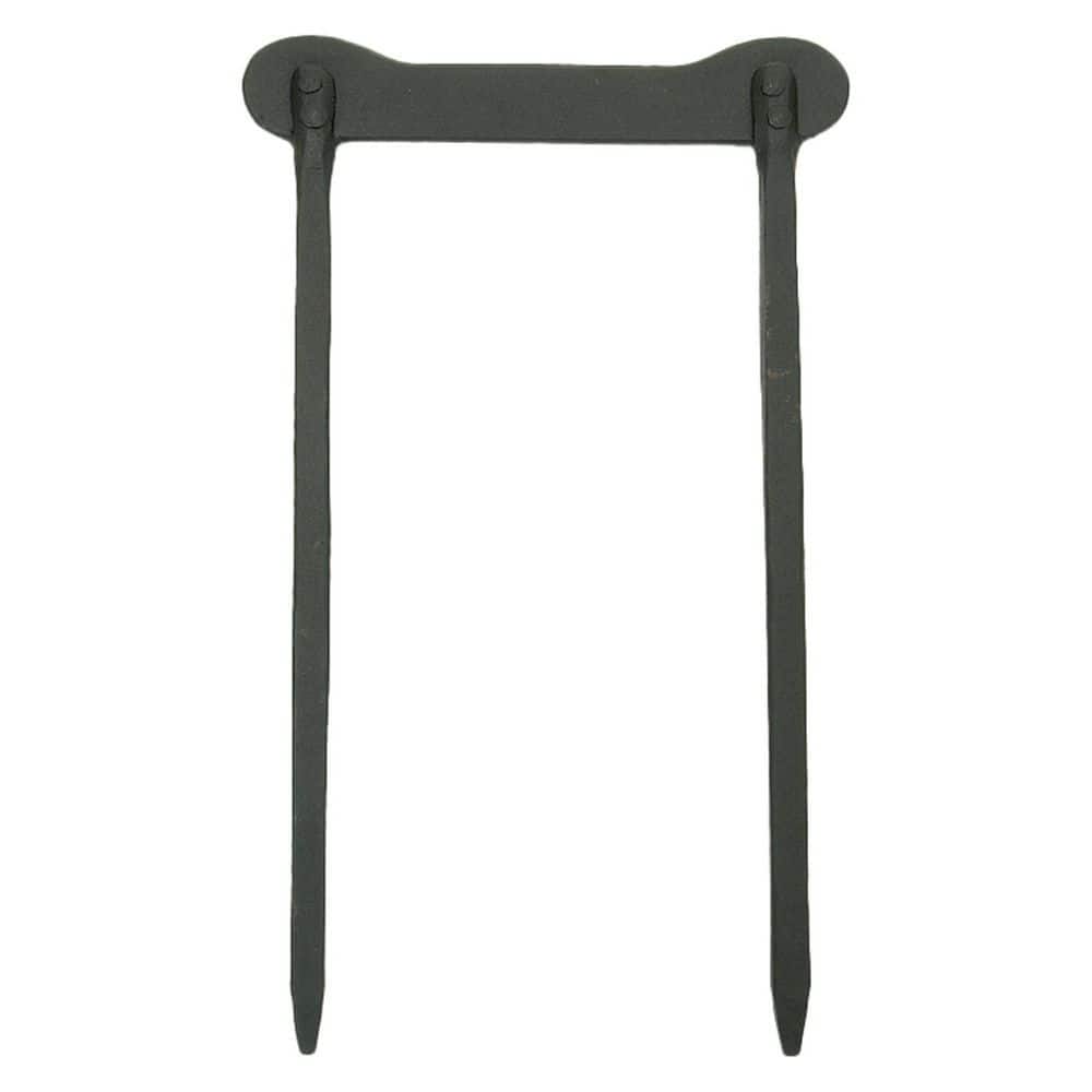 ACHLA DESIGNS Boot Scraper 11 in. x 17 in. Black Powder Coat Finish ...