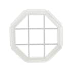 TAFCO WINDOWS 22.5 in. x 22.5 in. Fixed Octagon Geometric Vinyl Window ...