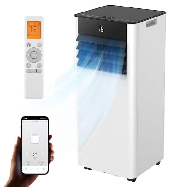 EUHOMY 8000 (DOE) BTU Portable Air Conditioner 250 Sq. Ft. with ...