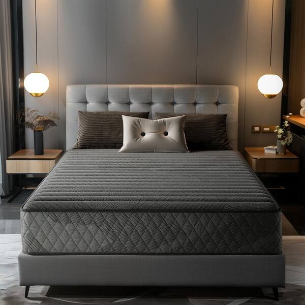 Babo Care Twin Medium Hybrid Memory Foam 10 in. Breathable and Cooling ...