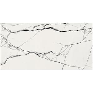 Ivy Hill Tile Magnus Breach 4 in. x 0.39 in. Matte Porcelain Marble ...