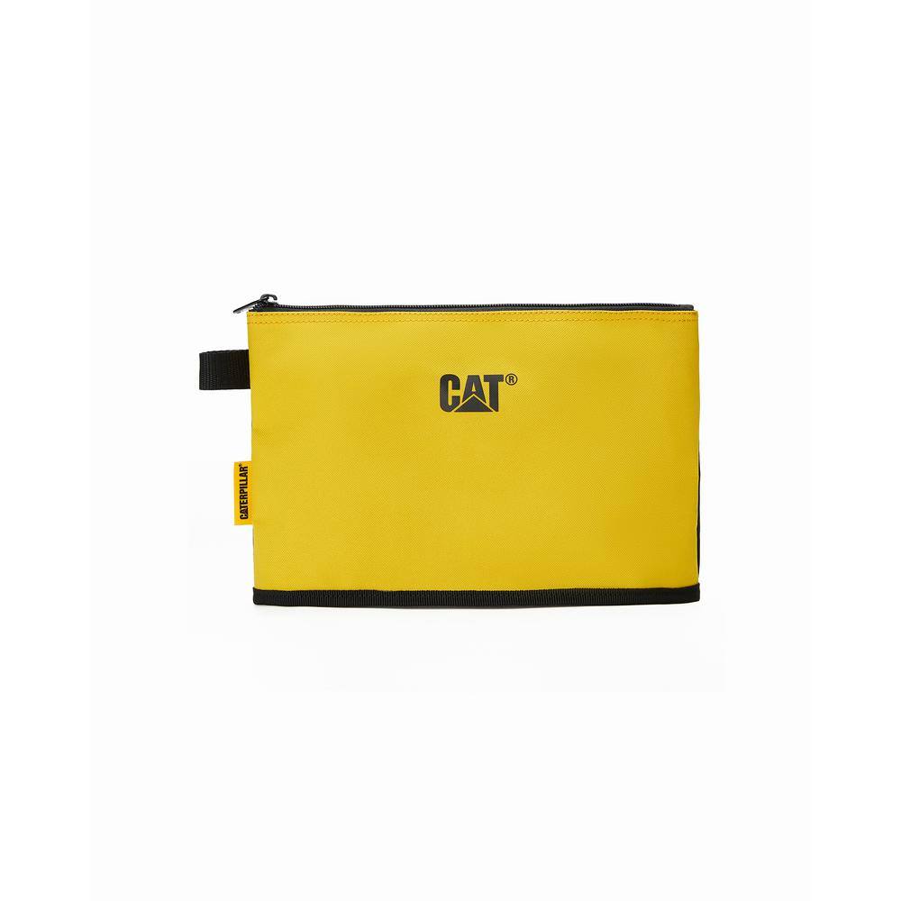 CAT Tool Storage, 12 in. 1 Pocket, Black and Yellow, 600-D Polyester ...