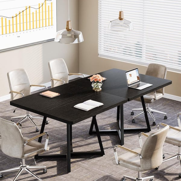 Reviews for Flash Furniture Black 28 in. W Clifton Modern Computer Desk ...