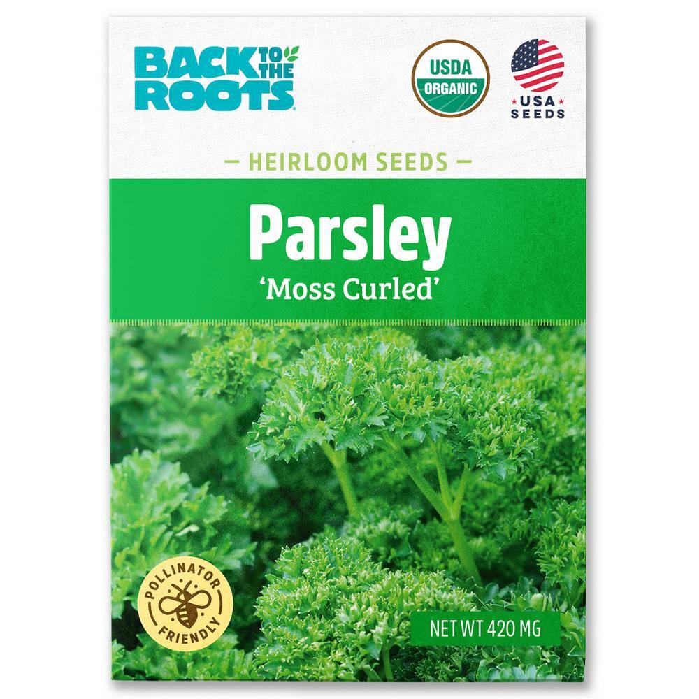 Back to the Roots Organic Parsley Double Curled Heirloom Vegetable ...