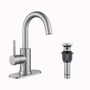 BYH build your home Single Handle Modern Kitchen Bar Faucet With Swing ...