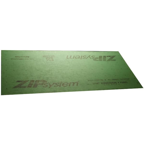 Huber 7/16 in. x 4 ft. x 9 ft. ZIP System OSB 1012165 - The Home Depot