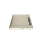 Tile Redi WonderFall Trench 48 in. L x 36 in. W Alcove Single Threshold ...