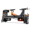 WEN 14 in. x 20 in. 6 Amp Variable Speed Benchtop Wood Lathe 34035 ...
