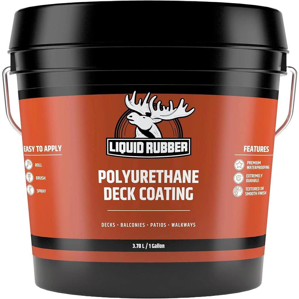 Reviews for Liquid Rubber Smooth Polyurethane Deck Coating, Neutral ...