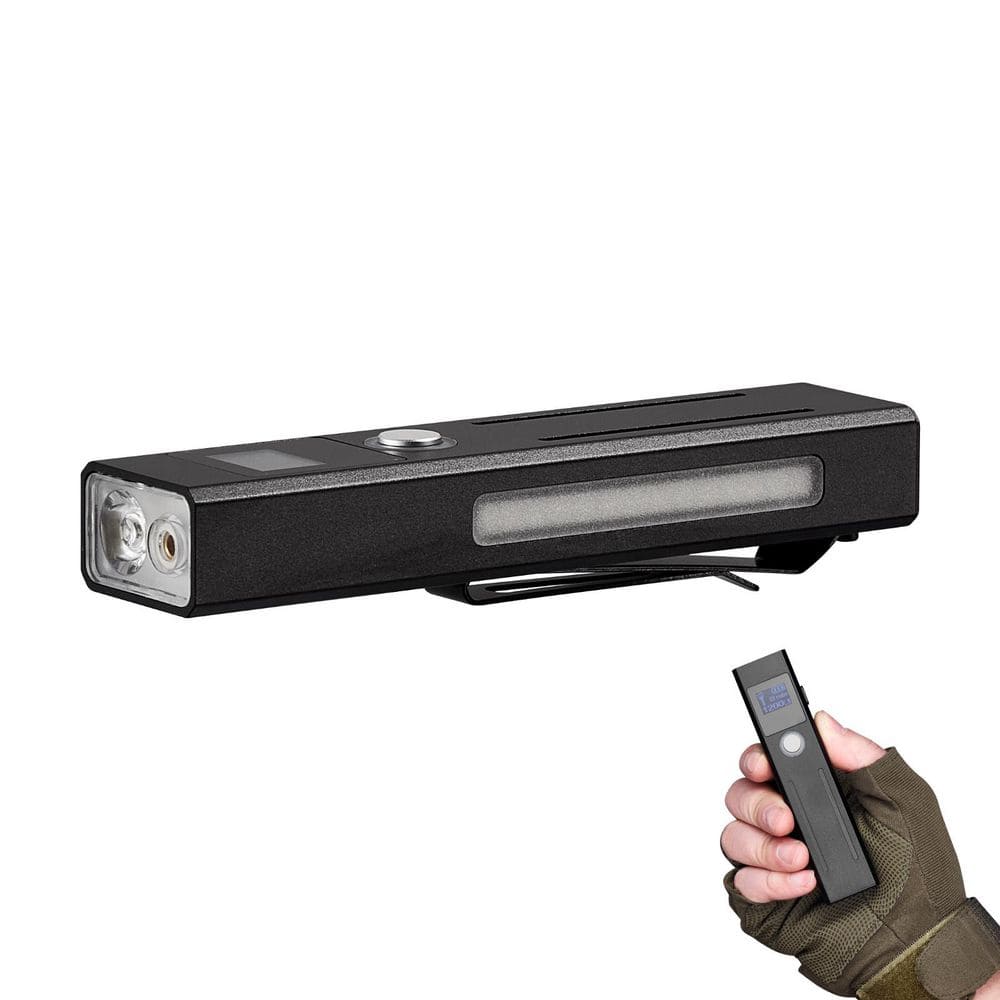 SKYSHALO EDC Flat Flashlight 3-in-1 High Lumens LED Flashlight with ...