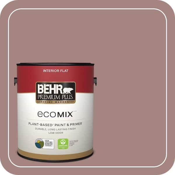 Reviews for BEHR PREMIUM PLUS 1 gal. #700B-4 Muse Flat EcoMix Plant ...