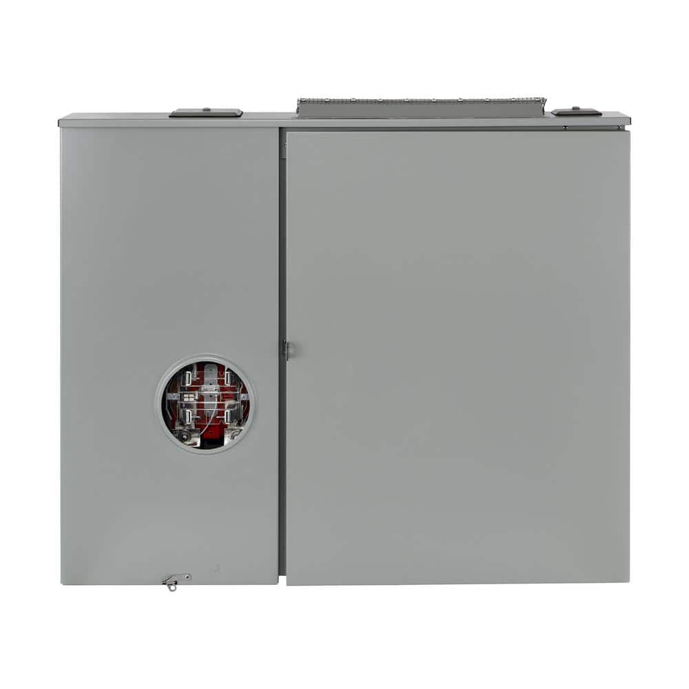 Leviton 400 Amp 12-Space, 12-Circuit Outdoor Meter Main Combo Load ...