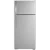 GE 17.5 cu. ft. Top Freezer Refrigerator in Stainless Steel, ENERGY ...