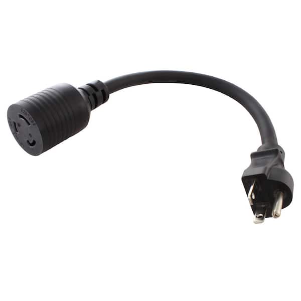 Reviews for AC WORKS 1 ft. 12/3 SJTW 20 Amp NEMA 5-20P Plug to 20 Amp ...