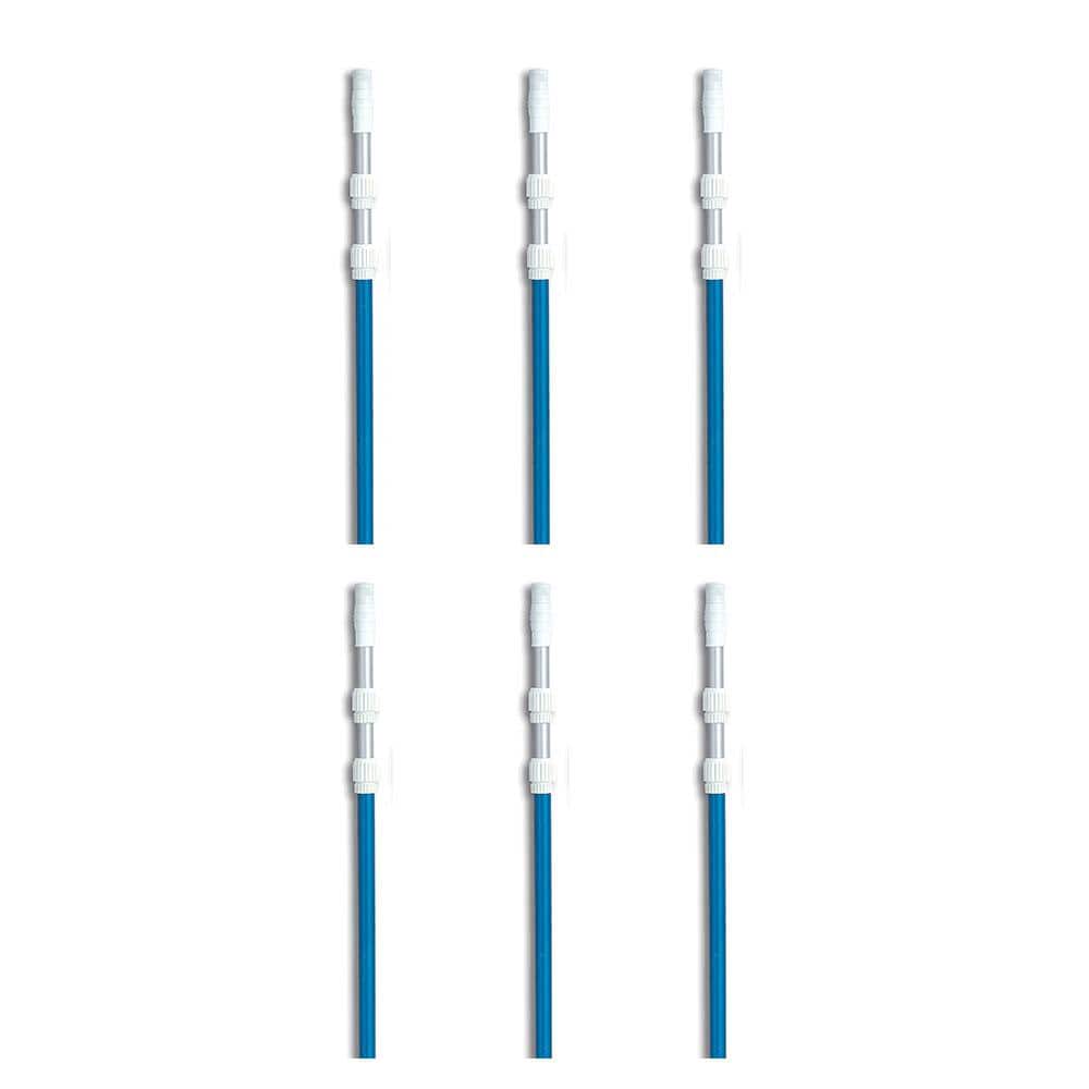 Swimline Universal 3-Piece Anodized Swimming Pool Telescopic Pole (6 ...