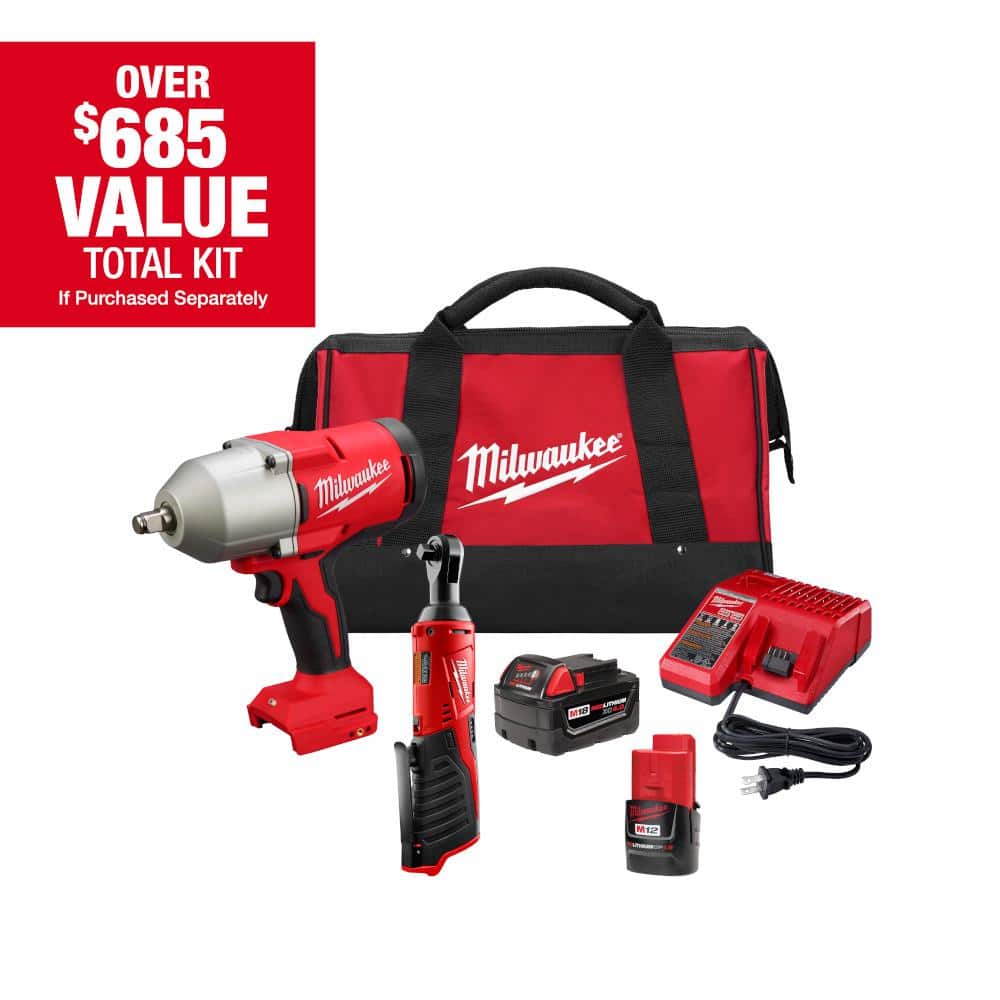 Reviews for Milwaukee M12/M18 12/18V Lithium-Ion Cordless 3/8 in ...