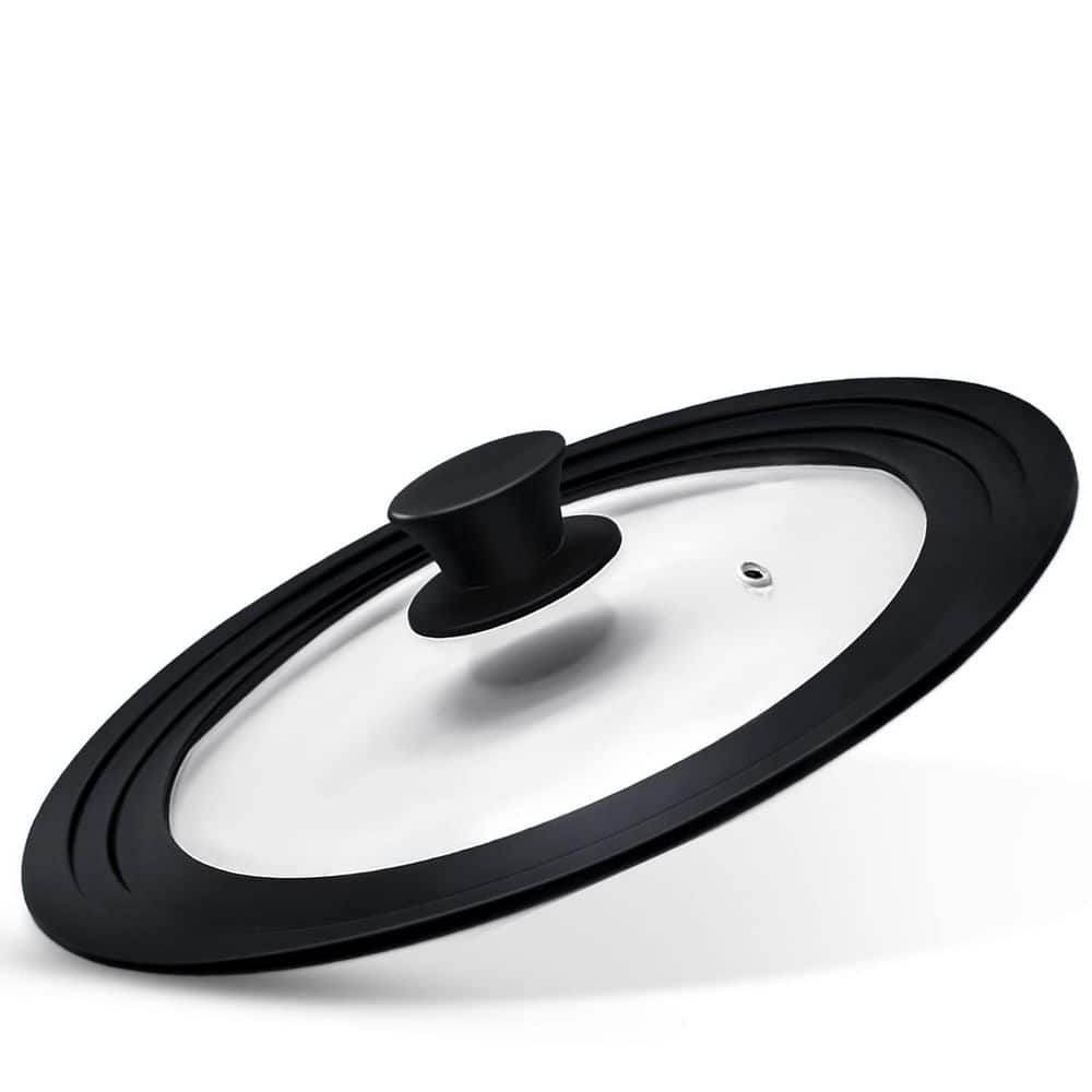 Wudkey 12.5 in. Universal Lid for Pots Pans, Pot Lid with Heat ...