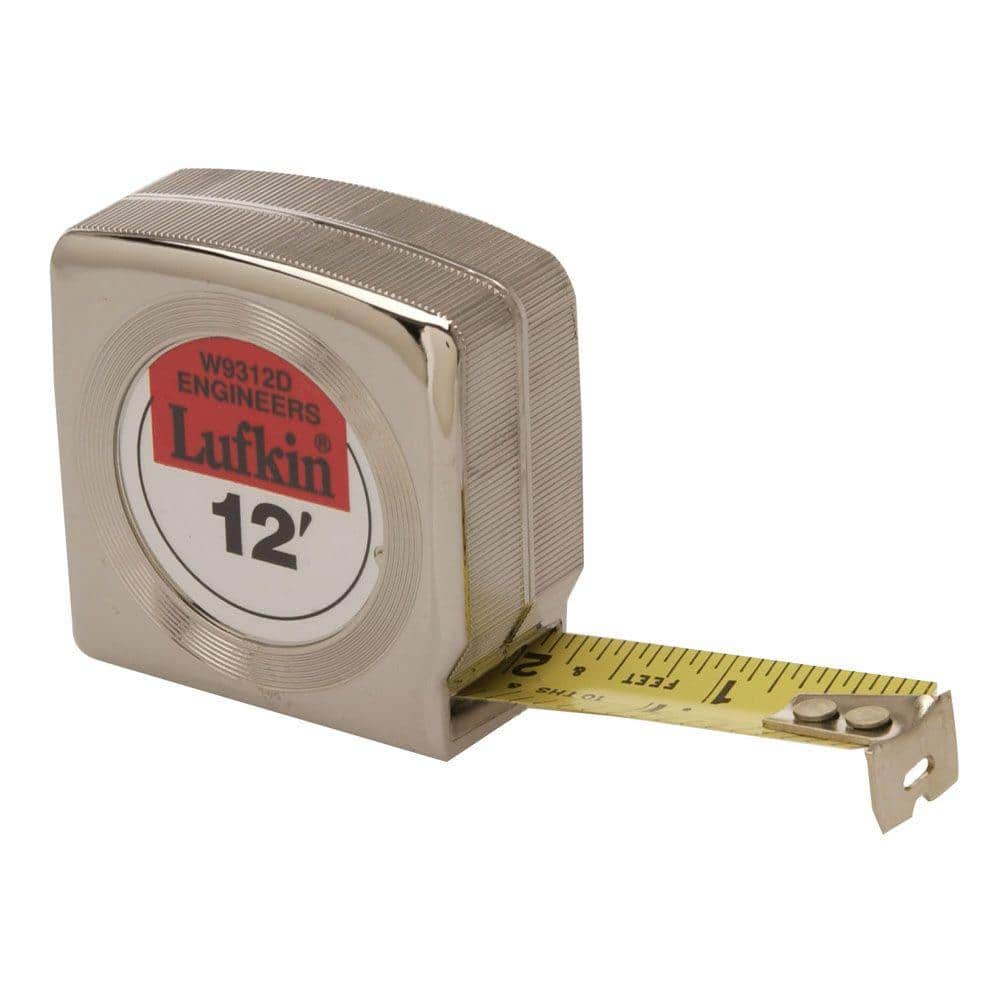 Crescent Lufkin 3/4 in. x 12 ft. Power Return Tape Measure W9312D - The ...