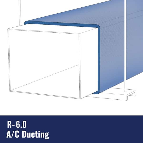 Duct Insulation US Energy Reflective Foam Core Insulation Pipe HVAC ...