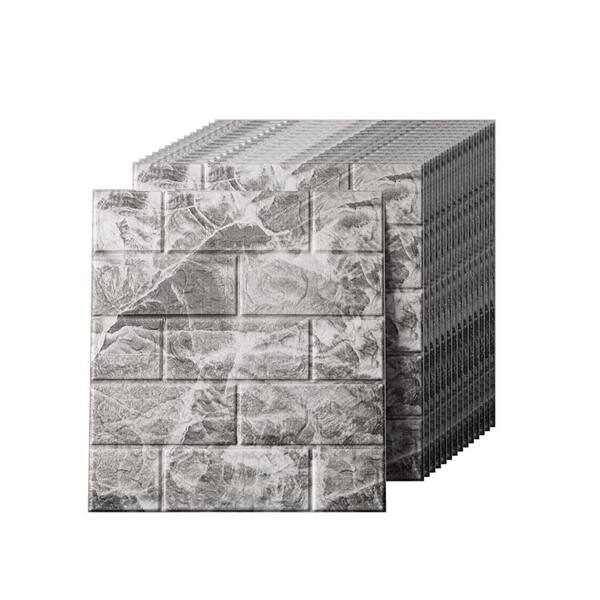 Peel And Stick Floor Tiles Wall Panels Spurtar 20 Pcs Wall Tiles Peel ...