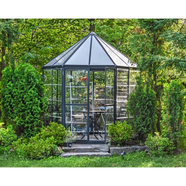 Octagon Greenhouse Indoor Park CANOPIA By PALRAM Oasis Hexagonal 8 Ft.