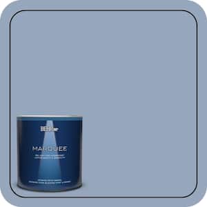 BEHR PREMIUM PLUS 1 gal. #590F-4 Cloudberry Satin Enamel Exterior Paint ...