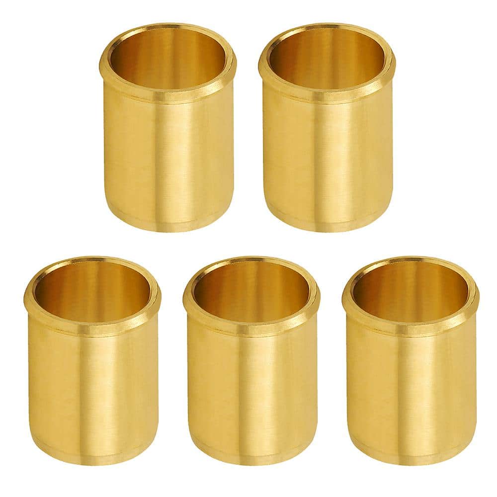 PLUMBFLEX 3/4 in. Press Brass Stiffener Insert, Brass Stiffener Fitting ...