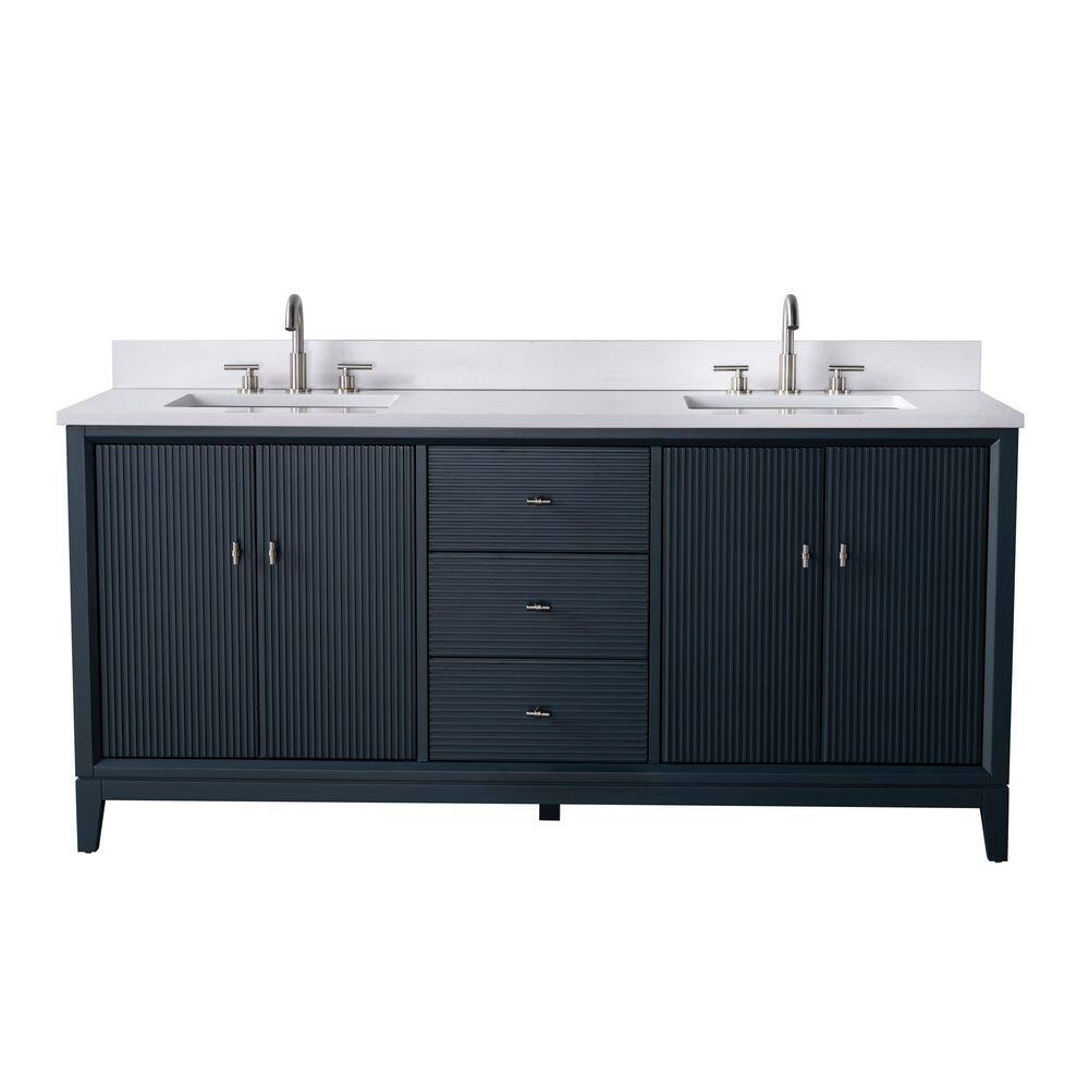 Have a question about Vanity Art 72 in. W Double Sink Freestanding ...