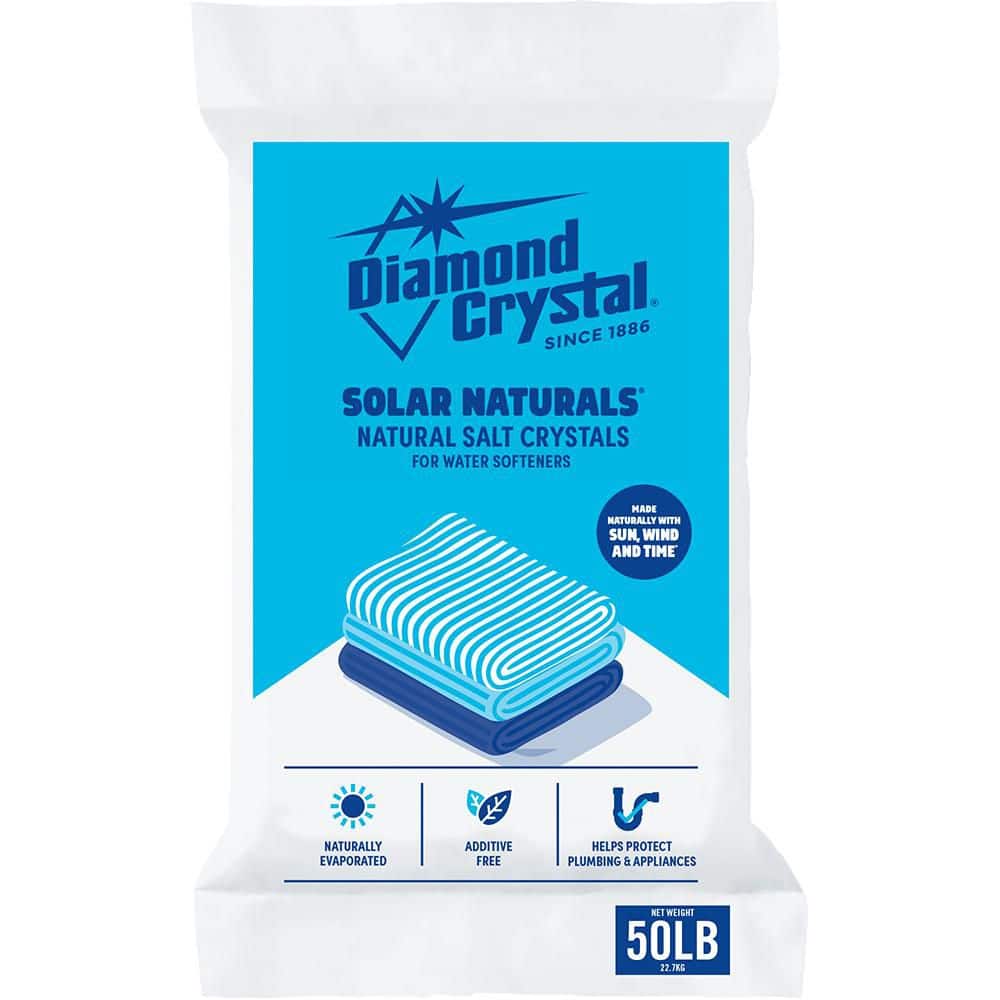 Diamond Crystal Solar Salt 50 lb. Extra-Coarse Water Softening Salt ...