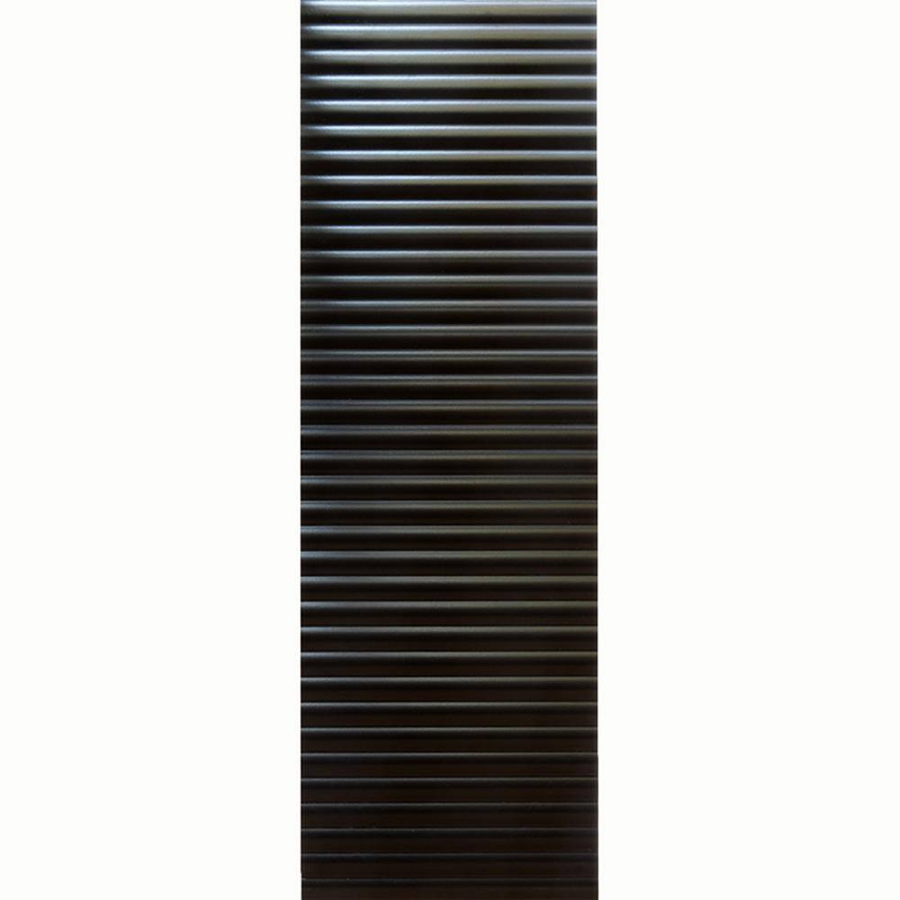 Apollo Tile Imprint 4 in. x 5 in. Matte Black Ceramic Large Format ...