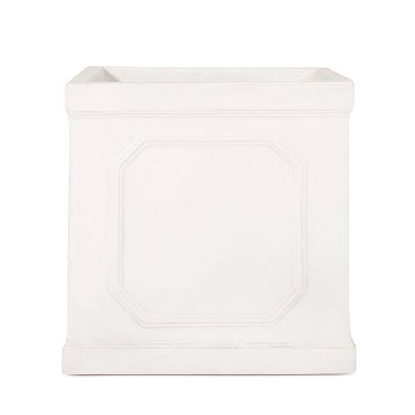 Flynama 13.75 in. Square Planter in White JY-63417.00WHI - The Home Depot