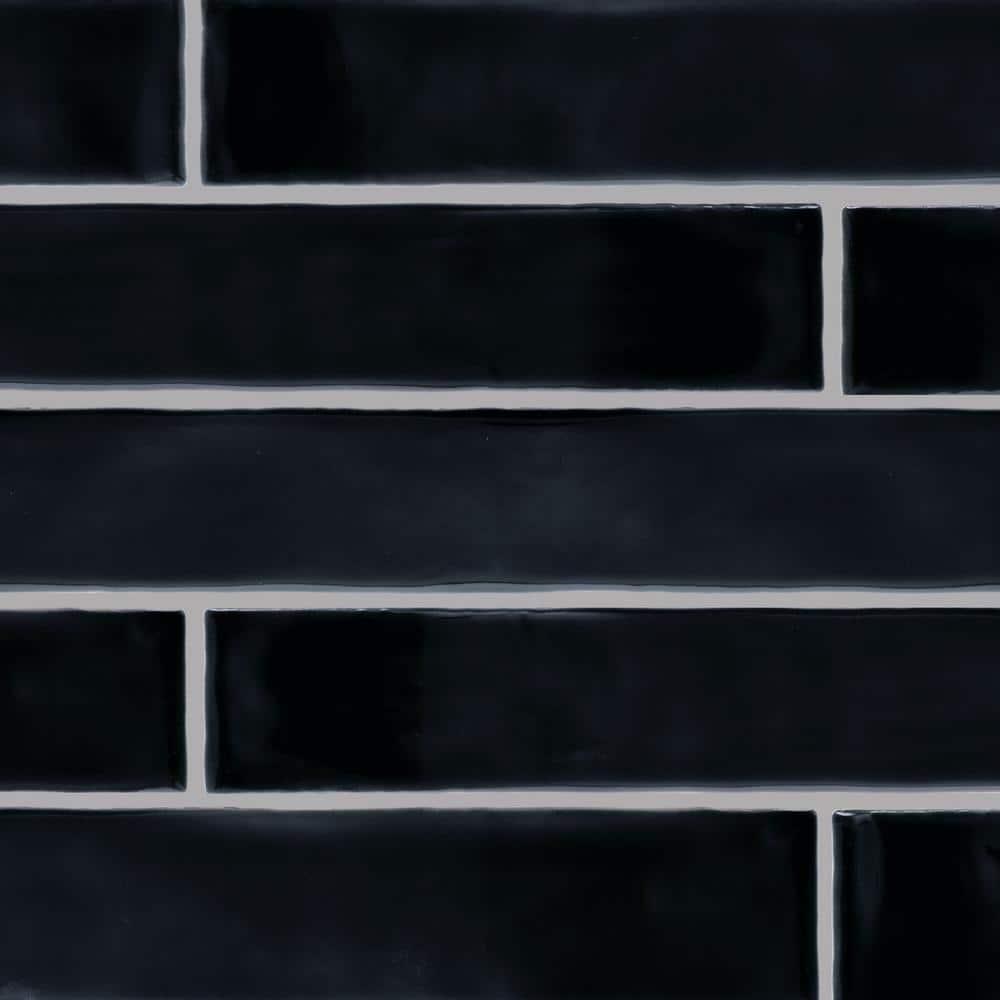 Marazzi Artistic Reflections Onyx 2 in. x 20 in. Glazed Ceramic ...
