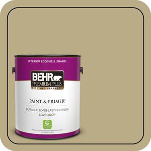 BEHR DYNASTY 8 oz. #S330-4 Fennel Seed One-Coat Hide Satin Enamel Stain ...