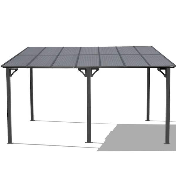 Sour Citrus 14 ft. x 10 ft. Patio Hardtop Gazebo with Aluminum Top ...
