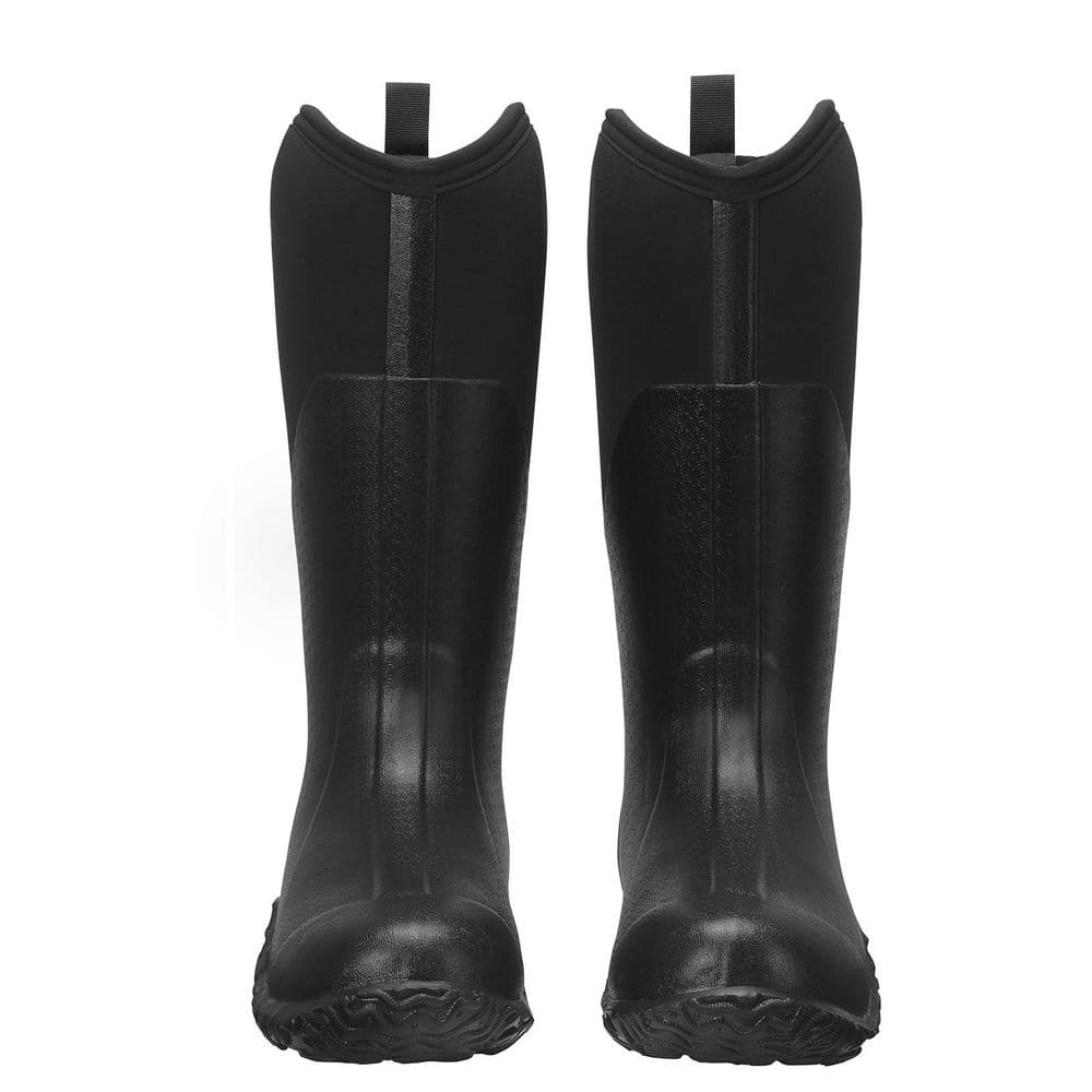 SKYSHALO 12 in. Men's Rubber Boots Protective Footwear Waterproof Anti ...