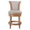 NewRidge Home Goods Chapman 26 in.. Weathered Natural High Back Wood ...