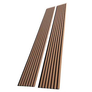 Ejoy SAMPLE 6 in. x 10 in. x 0.8 in. Acoustic Vinyl Wall Siding Board in American Oak Color (1 ...