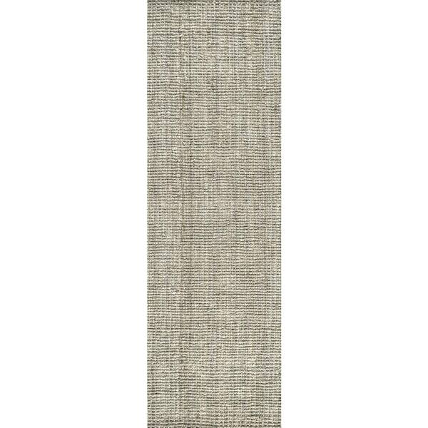 JONATHAN Y Gray 2 ft. x 12 ft. Pata Hand Woven Chunky Jute Runner Rug ...