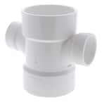 NIBCO 2 in. x 2 in. x 1-1/2 in. PVC DWV 45-Degree All Hub Wye C4810HD22112