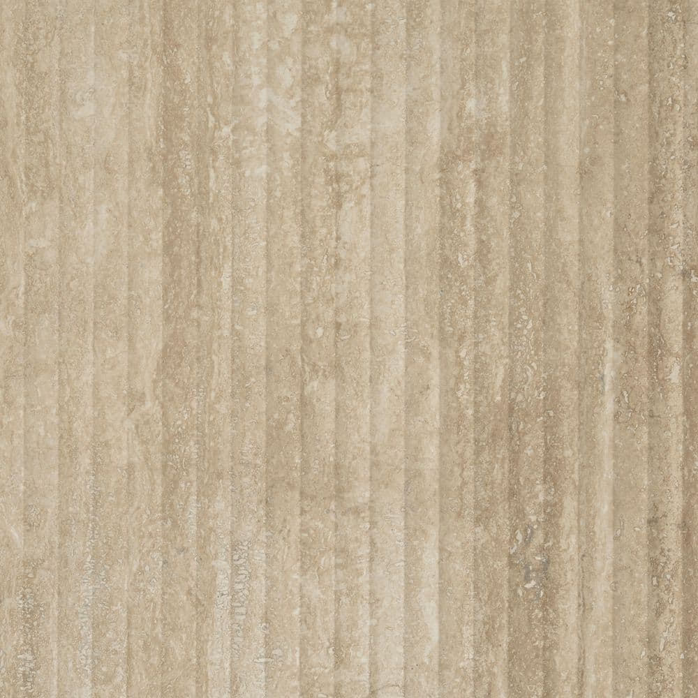 Apollo Tile Terrain 4 in. x 4 in. Matte Warm Beige Porcelain Fluted ...