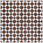 EMSER TILE Nostalgia Novel 17.72 in. x 17.72 in. Matte Patterned Look ...