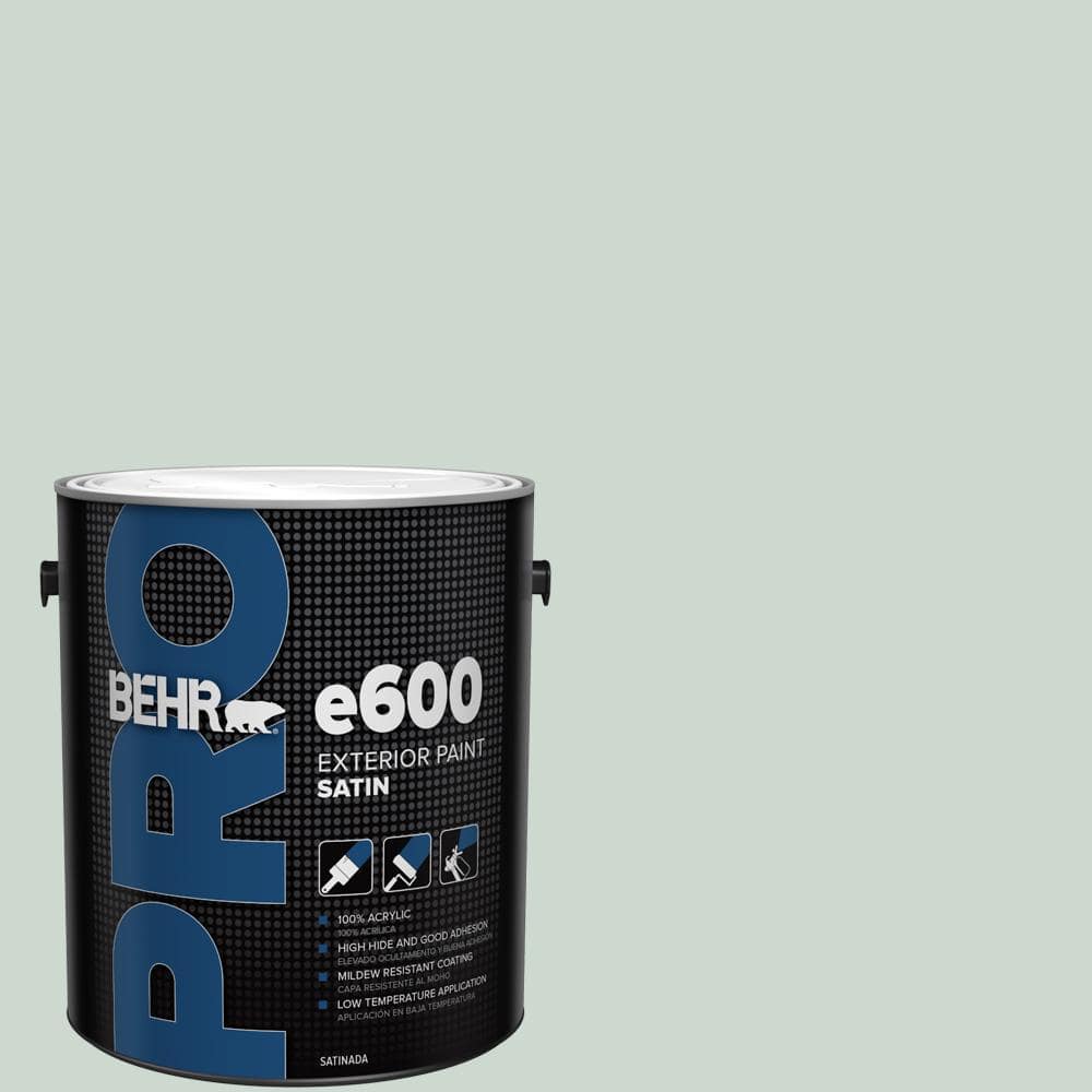 BEHR PRO 1 gal. #MQ3-21 Breezeway Satin Exterior Paint PR64001 - The ...