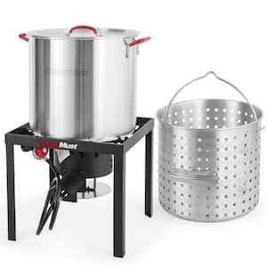 LOCO 30 qt. Boil Fry Steam Kit LCBFSKSS - The Home Depot