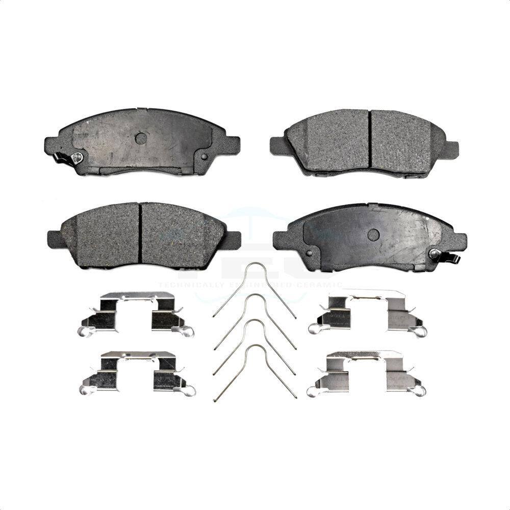 TEC Front Ceramic Disc Brake Pads For Nissan Micra Versa Note TEC-1592 ...