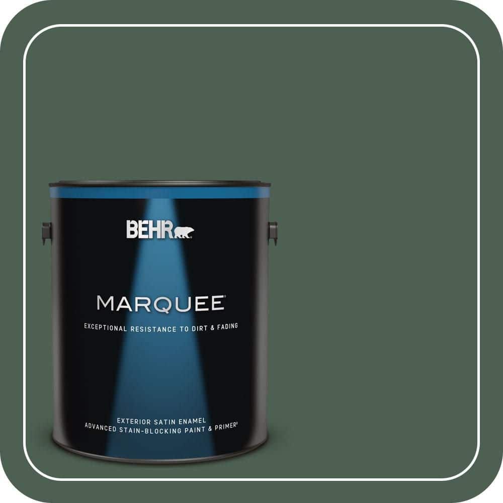 BEHR MARQUEE 1 gal. #PPU11-20 Congo Satin Enamel Exterior Paint ...