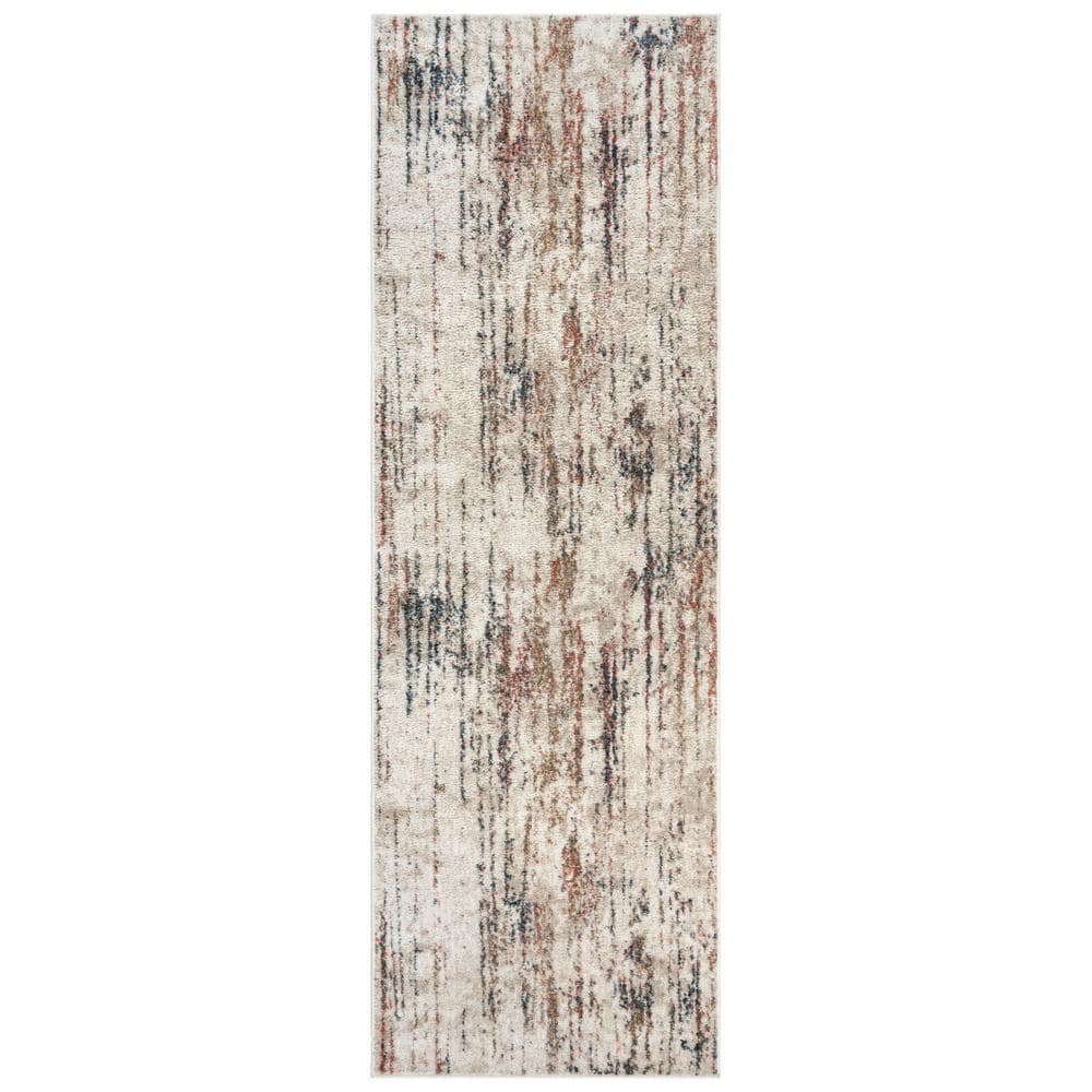 Gertmenian Heirloom Corah Ivory 2 ft. x 6 ft. Abstract Indoor Runner ...